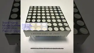 Bi-Colour 3mm LED Display Matrix for Dynamic Moving Signs