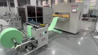 High Quality CNC Pleating & Slitting Paper Folding Machine Full-Automatic Production Line with Knife