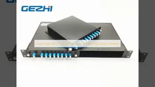 China Dual Fiber 8CH Optical Passive DWDM Add Drop Channel for sale