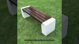 Custom Outdoor Bench - Marble, Anti-Corrosion Solid Wood & WPC Seating for Park, Garden, Community & Outdoor Spaces