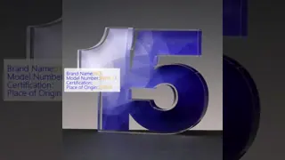Multipurpose Clear Number Acrylic Block Award Custom Printing For Company Events