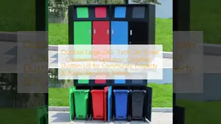 Outdoor Trash Can Lid 240L