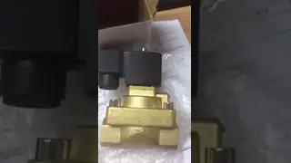China 50 Bar Brass Solenoid Valve 220VAC High Pressure Normally Closed Type for sale