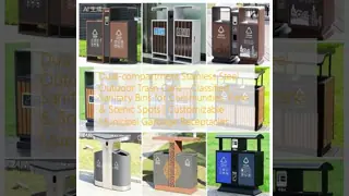 Durable Outdoor Trash Cans