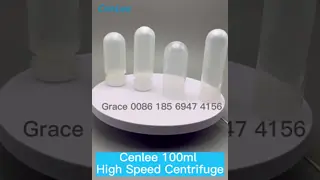 China Max RCF 50000 xg Laboratory 100ml High-Speed Centrifuge Tubes for Cell Culture for sale