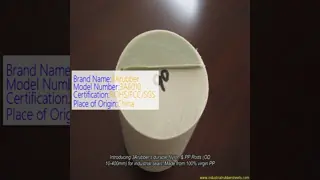 Outside Diameter 10 - 400mm Nylon Plastic Rod / PP Rod for Industrial Seal