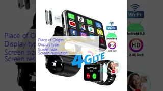 China S999 2.88-Inch TFT Screen Smart Watch 4GB+64GB Storage HD Dual Camera Video Call WIFI 5G Compatibility 2300mAh Battery Email for sale