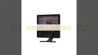 China 19 Inch Wall Mounted Touch Screen Monitor with 1280×1024 Resolution and 5:4 Aspect Ratio for Commercial Display for sale