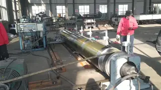 Soft calender roller commissionning video