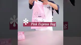 pink express bag