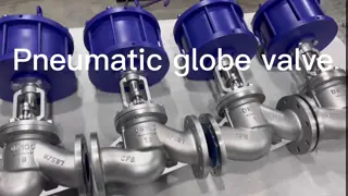 pneumatic flange globe valve