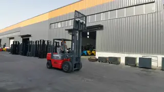 China 3000kg Diesel Forklift Industrial Forklift High Efficiency Fuel Saving Lift Height 3000mm for sale