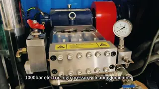 water jetting machine for 1000bar pressure