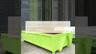 Custom Steel Waste Bins For Malls