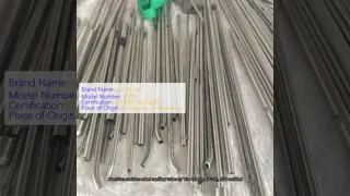 Customized processing of sandblasting scale for stainless steel capillary slotted flared reducing head.