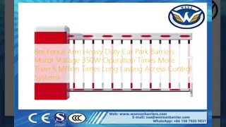 Heavy Duty Car Park Barriers Access Control