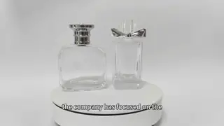China Square Sprayer Glass Bottles 100ml Clear  for sale