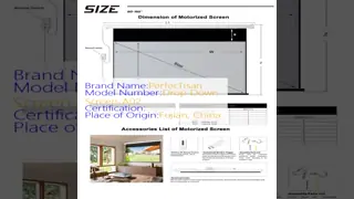 China ALR Large Size Projector Screen 150 Inch Electric Motorized Projector Screen 4K for sale