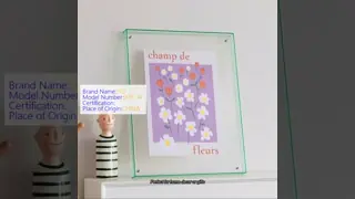 8'' X 10'' Plexiglas Acrylic Block Picture Frames Custom Logo BSCI Certified