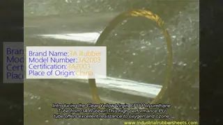 Clear Yellow Virgin CPU Polyurethane Tube / PU Tube Resistance Oxygen And Ozone