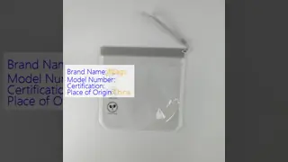 China EVA Waterproof Storage Bag with Clear View Design - Dustproof Zipper Bags for Jewelry Protection 5-Pack for sale