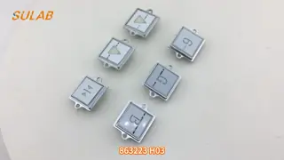 KONE 863223H03 Stainless Steel Shell Elevator Button with LED Indicator Light and Customizable Surfa