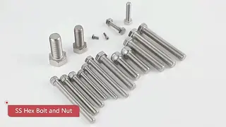View Polished Stainless Steel Hex Head Bolts A2-70 by TOBO Silver Socket Drive Fasteners Demo