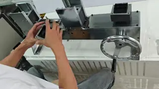 China Manual EI Lamination Stacking Machine with Hand-Cranked Design, ±0.02mm Positioning Accuracy, and Up to 250 Stacks per Minute for Transformer Core Assembly for sale