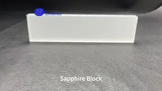Sapphire Block Al₂O₃ Precision Cutting Customizable Sizes for Optics & Semiconductors