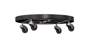 China Custom 4-Sided Metal Display Rotating Pegboard Stand Rack with Wheels and Hooks for sale