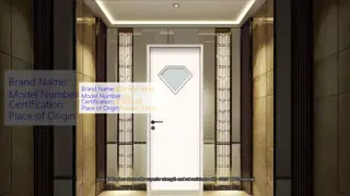 Eco Friendly WPC Glass Door Constructed with 100 Percent WPC Material Offering Superior Strength and Resistance to Rot