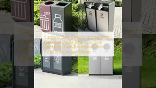 Cartoon Trash Bins for Kids Parks