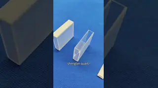 View High-temperature and corrosion-resistant quartz glass colorimeter cuvette 3.5ml Demo