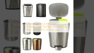 Outdoor Waste Bins Large Stainless Steel
