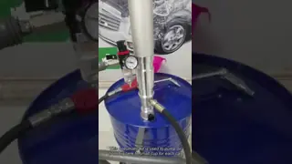 Pneumatic type engine oil dispenser kit