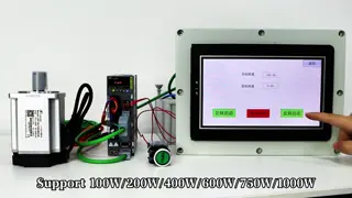 Lichuan AC Servo Motor Drivers Kit A8 High Accuracy STO ABZ 50W  0.16N.m 220V 0.8A 3000RPM IP65