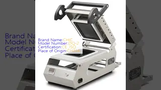 China Compact Manual Tray Sealing Machine DQ-4 with Adjustable Temperature Control Circle-cut Design and Ergonomic Handle for sale