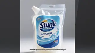 High-Barrier Materials Stand-Up Laundry Detergent Packaging Pouch