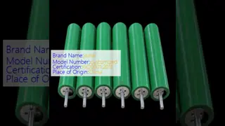 75-90A Shore Hardness PU Coated Roller for Heavy-Duty Material Handling with Customizable Color Options