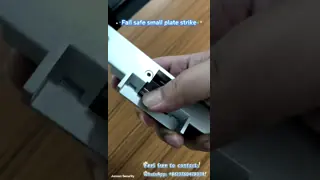 China JS-136 Electric Strike Lock 800kg Holding Force 12V/24V DC Zinc Die-Cast ANSI Standard for Narrow Frame Doors for sale