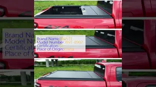 Waterproof Truck Bed Cover Retractable Power Lock