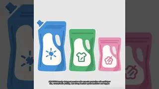 High-Barrier Materials Stand-Up Pouch with Multi-Layer Film Construction for Laundry Detergent Packaging and Customizable Printing