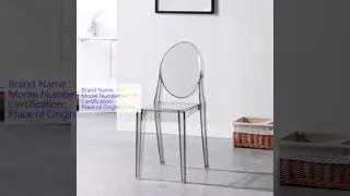 Modern Custom Acrylic Furniture Lucite Dining Chairs For Dinning Room Wedding Event