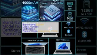 China 14 Inch Windows 11 Laptop with Intel N4500 1920x1080 Resolution and WiFi 802.11ac for Business Use for sale