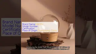 Smart Tech Wood Essential Oil Diffuser Fragrance Diffuser