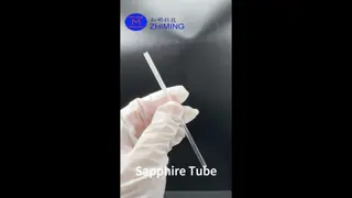 China Semi-Polished & Fine-Ground Sapphire Capillary Tubes for Advanced Optical & Semiconductor Applications for sale