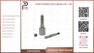 China Bosch Piezo Fuel Injection Nozzle F00VX30079 for BMW N47 D20C Euro 5 2.0L 3.0L Diesel Engines for sale