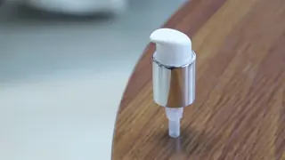 China 20mm Cream Liquid Lotion Pump Dispenser SPTP-09 with Ribbed Surface and 20/410 Size for Cosmetic Packaging for sale