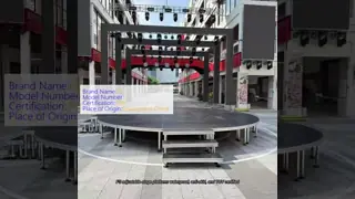 China Adjustable Height Waterproof Anti-Skid Aluminum Stage Platform for Outdoor Indoor Events for sale