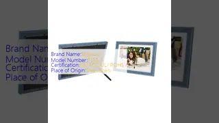 China Custom 13.3 Inch 1366×768 HDR Digital Photo Frame with 8GB Memory, Multimedia Playback and VESA Mount for sale
